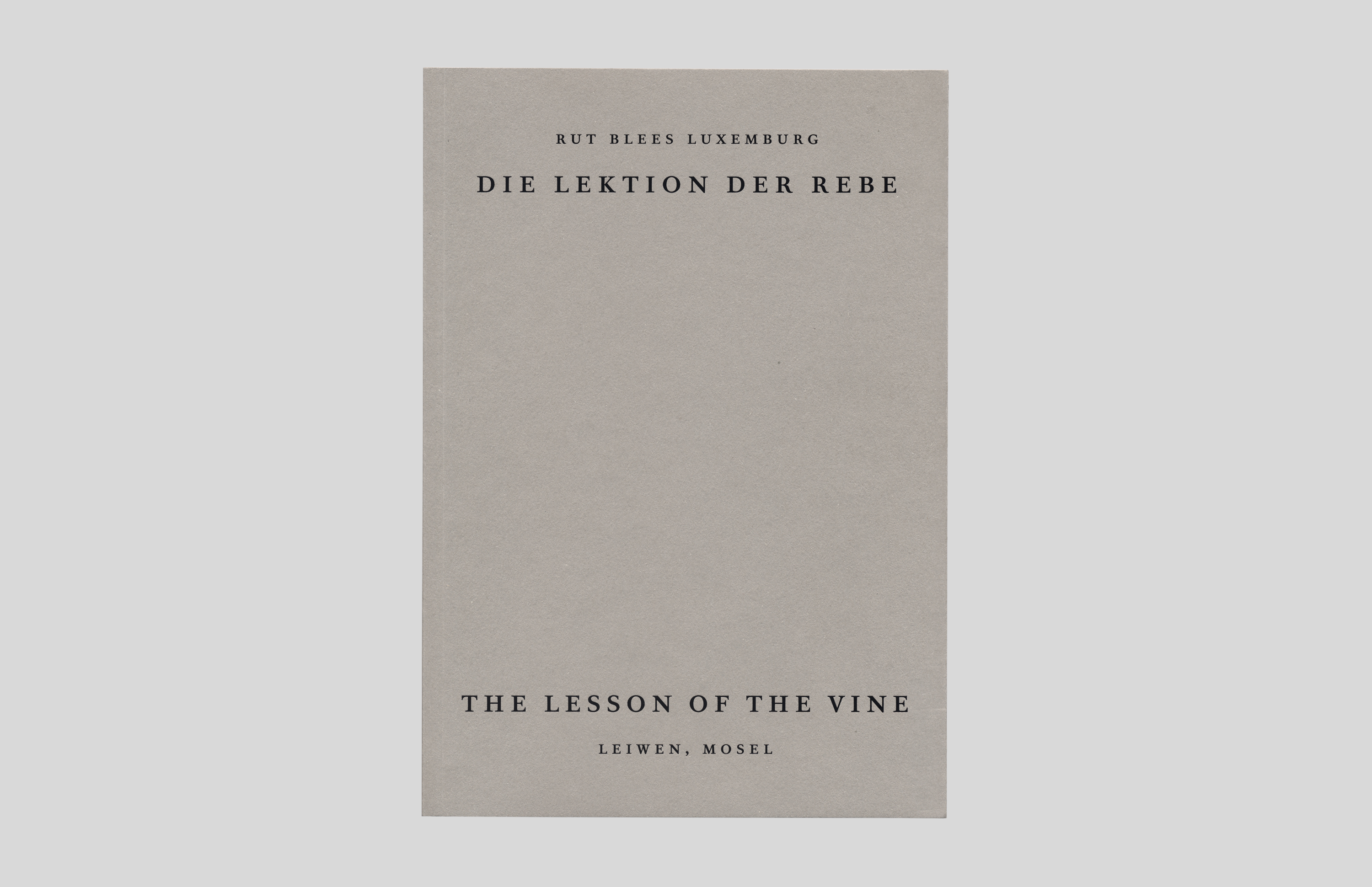 The Everyday Press The Lesson Of The Vine The Everyday Press The Lesson Of The Vine